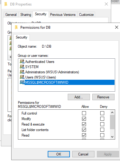 Move the Integrated WSUS Database – LeBlogOSD
